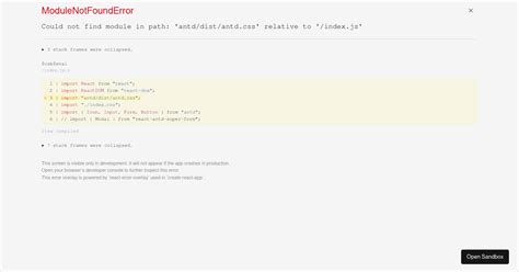 React Antd Sku Forked Codesandbox