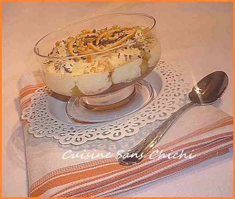 Tiramisu à l orange et au chocolat Recette Ptitchef