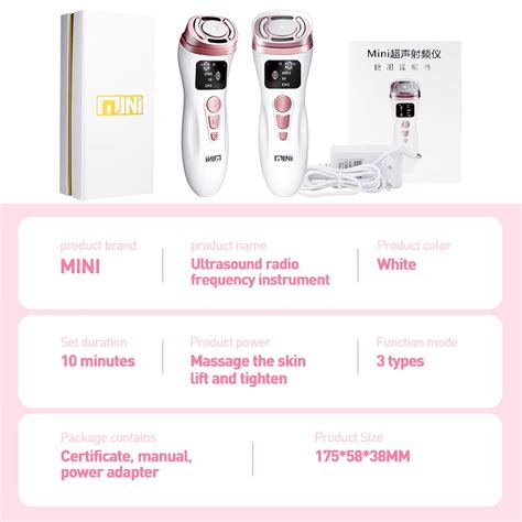 New Mini HIFU Radio Frequency Ultrasonic Machine EMS Micro Current