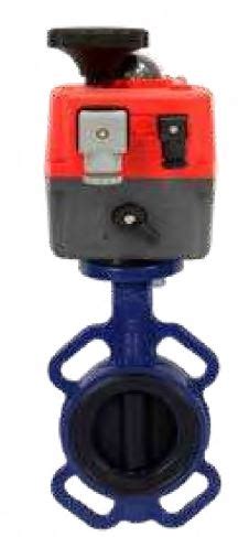 Valvula Mariposa Disco Rilsan Tipo Wafer Epdm Con Actuador Electrico