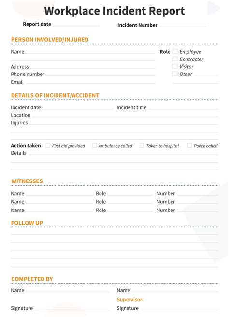 Workplace Incident Report Free Google Docs Template In 2024 Docs