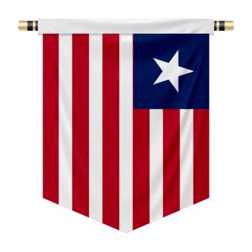 Pennant With The National Flag Of Liberia National Flag Liberia Flag