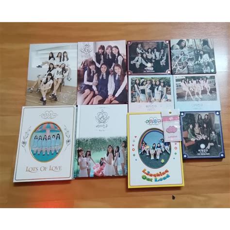 Gfriend Album Season Glass Fingertip Rainbow Parallel Lol Unsealed No
