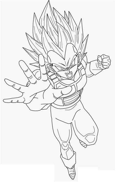 Desenhos De Super Saiyan 4 Vegeta Para Colorir E Imprimir