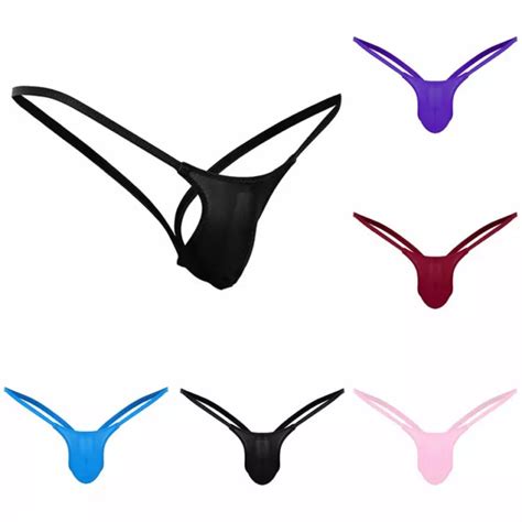 HERREN BIKINI SLIP HÖSCHEN MIT Offenem Penisloch Tangas G String