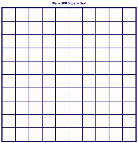 Boxes Printable Best Printable Blank Grid Chart Printablee