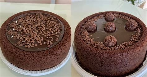 Bolo Piscina de chocolate Receita fácil Confeiteira