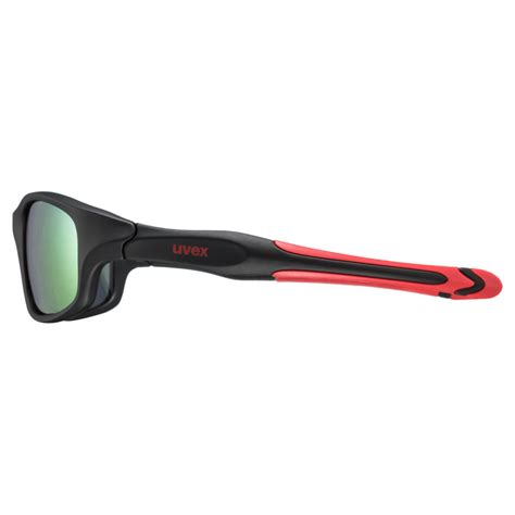 Okulary Rowerowe Dzieci Ce Uvex Sportstyle Czarno Czerwone
