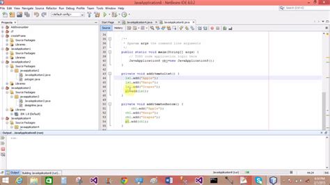 Create List And Choice In AWT Java YouTube