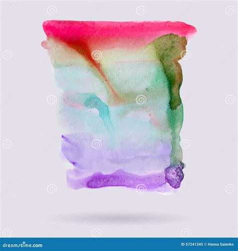 Fondo Astratto Dell Acquerello Della Pittura Della Mano Illustrazione