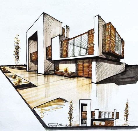 Las 14 mejores imágenes de Dibujos bocetos Croquis arquitectura