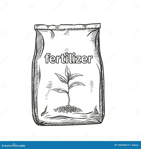 Fertilizer Icon Product Garden Center Stock Vector Illustration Of