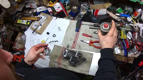 Stihl T Rebuild Part Piston And Crankshaft Install Youtube