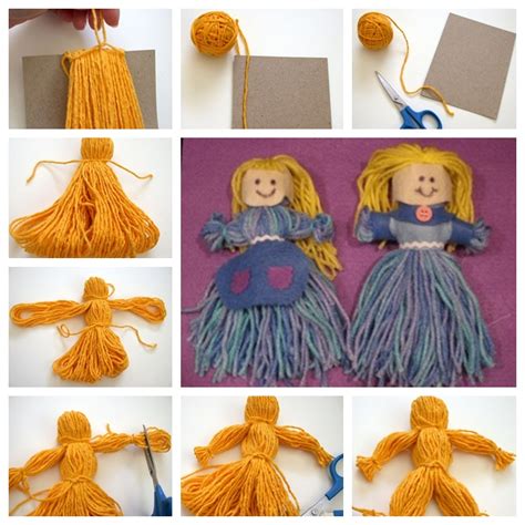 Wonderful DIY Cute Yarn Doll