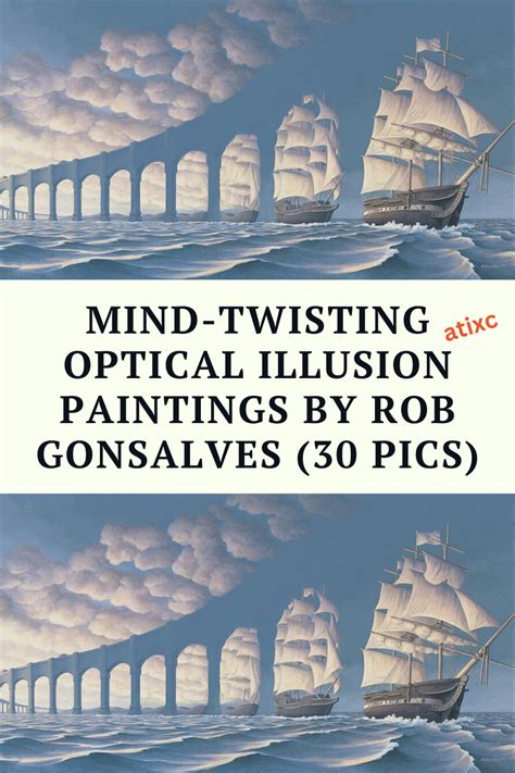 Mind Twisting Optical Illusion Paintings By Rob Gonsalves 30 Pics Artofit