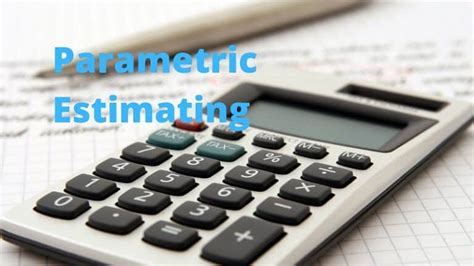 Parametric Estimating Pmp Concept Formula Examples