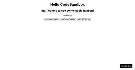 Test About Apollo Link Timeout With Context Value Forked Codesandbox