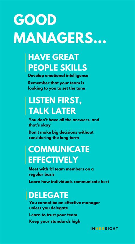 How To Be A Good Manager According To Experienced Managers