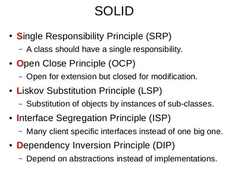 Mastering Test Automation By Vinod Rane SOLID Principles