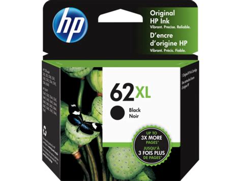 HP 62XL 62 High Yield Black And Standard Tricolor Ink Cartridge Bundle