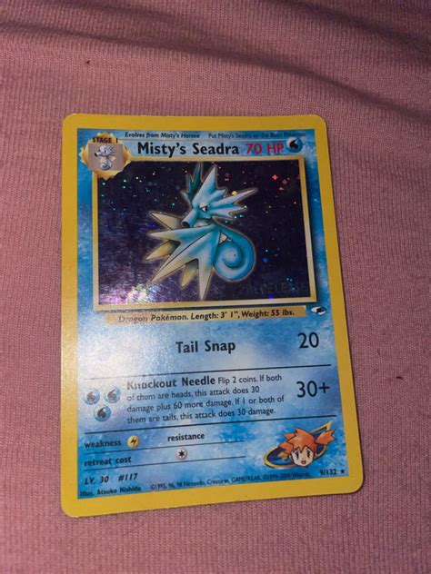 Misty S Seadra Ungraded Pokemon Gym Heroes
