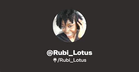 Rubi Lotus Instagram Twitch Linktree