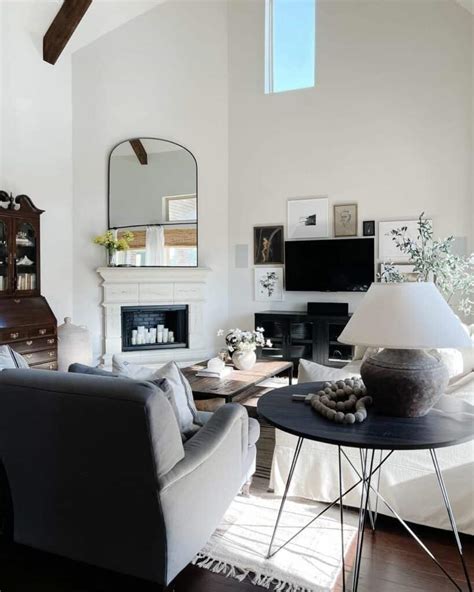 Eclectic Art Wall In Vaulted Ceiling Room Soul Lane