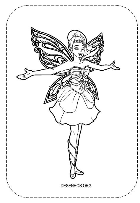 26 Desenhos Da Barbie Fada Para Colorir E Imprimir DESENHOS ORG
