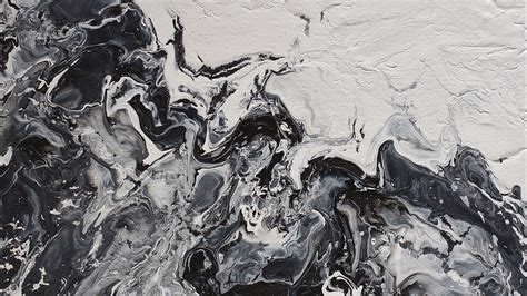 Paint Stains Fluid Art Abstraction Texture U 16 9 Background