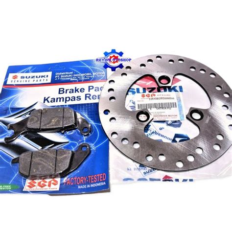 Piringan Cakram Belakang Dan Kampas Rem Satria FU 150 Shogun SP