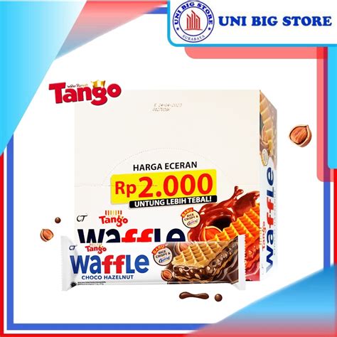 Jual Tango Waffle Choco Hazelnut 25 Gr X 12 Pcs BOX Wafer Coklat