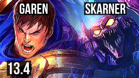 GAREN Vs SKARNER TOP Rank 4 Garen 3 3M Mastery 9 2 12 1000
