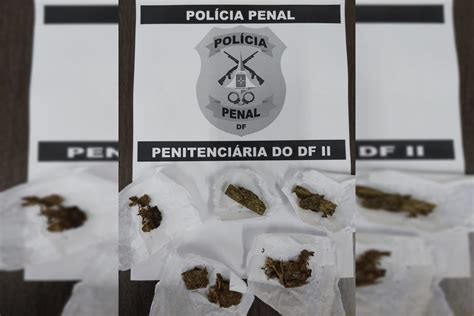 Visitante é presa ao tentar entrar maconha no Complexo da Papuda