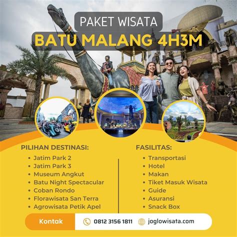 Paket Wisata Batu Malang 4 Hari 3 Malam Joglo Wisata