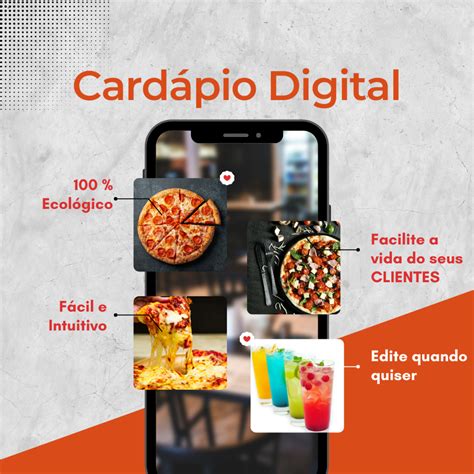 Cardápio digital interativo online e offline QRcode no Elo7 MH