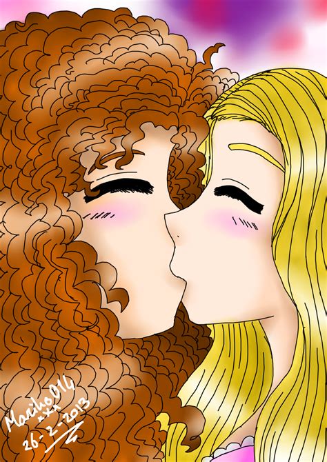 Commission Merida X Rapunzel By Mariko On Deviantart
