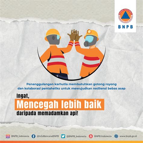 BNPB Indonesia On Twitter Penanganan Bencana Karhutla Membutuhkan