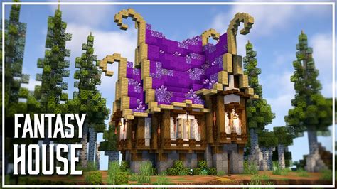 How To Build A Fantasy Crystal House Minecraft Tutorial YouTube
