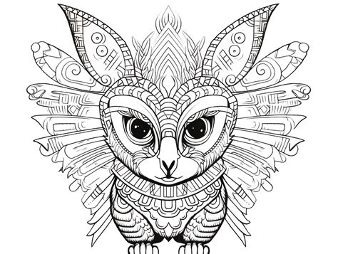 Printable Alebrijes Coloring Page Coloring Page