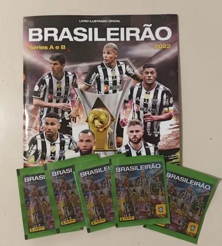 5 Envelopes Campeonato Brasileiro 2022 Álbum Atlético Mg