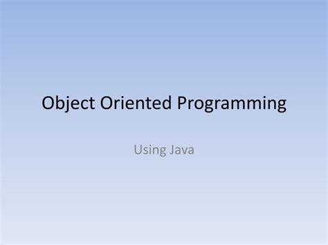 pdf object oriented programming intro dokumen tips