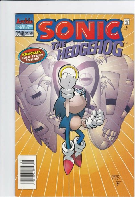 Sonic The Hedgehog 35 VF Newsstand Comic Books Copper Age Archie