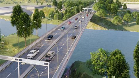 MOP anuncia construcción de carretera y puente La Hachadura El