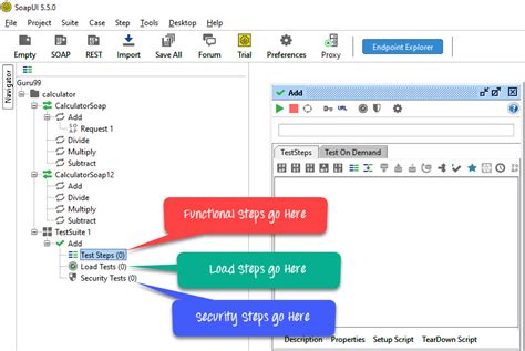 neos blog how to create test suite and test case in soapui