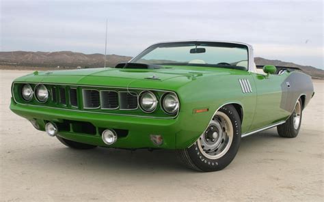 All About Muscle Car Convertible 1971 Plymouth Hemi Cuda Muscle Car