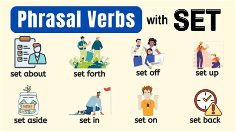 Vocabulary Phrasal Verbs With SET Definitions Example Sentences