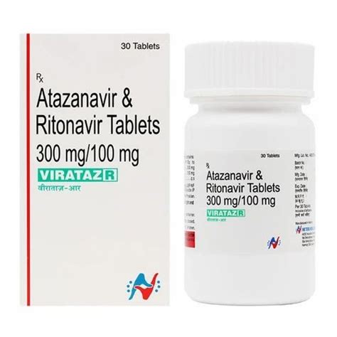 Atazanavir And Ritonavir Virataz R Tablets Prescription Treatment