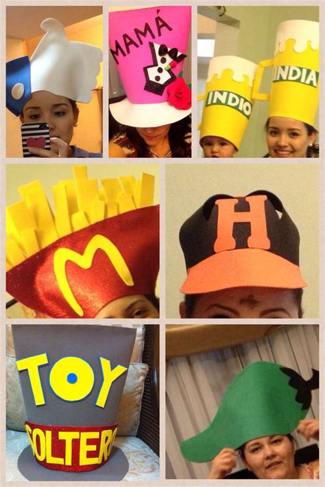Sombreros Locos Crazy Hat Day Crazy Hats Silly Hats Funny Hats Diy