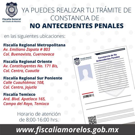 Lo Que Debes Saber Para Tramitar La Constancia De No Antecedentes