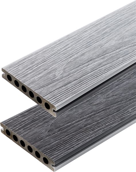 Liderwood Deska Tarasowa Kompozytowa Premium Smoke White Jednokolorowa